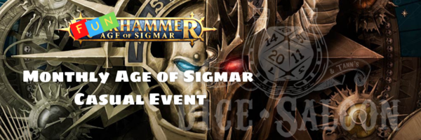 Age of Funmar. An AoS Casual Event Ticket - Dice Saloon