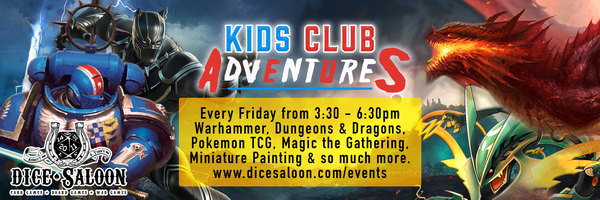 Kids Club Adventures 31/05/2024 Ticket - Dice Saloon